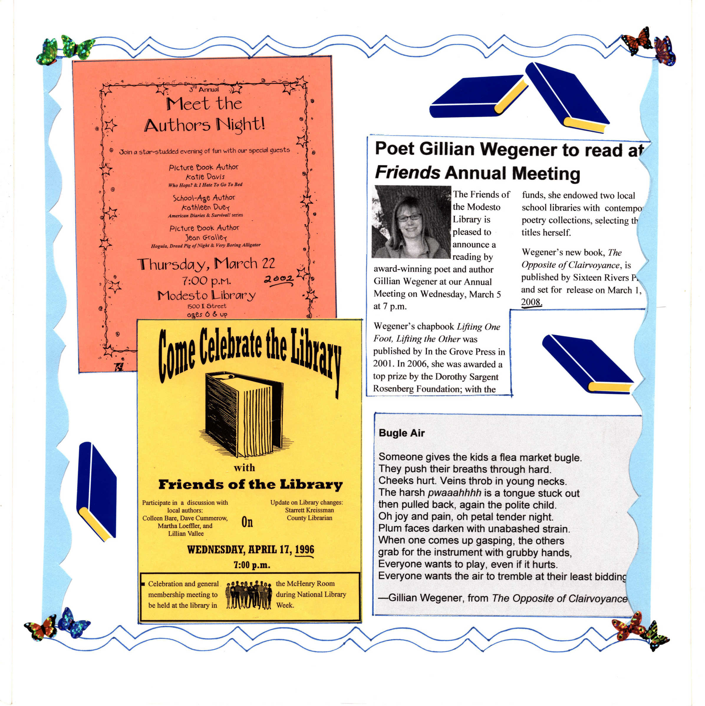 Scrapbook – Friends of the Modesto Library