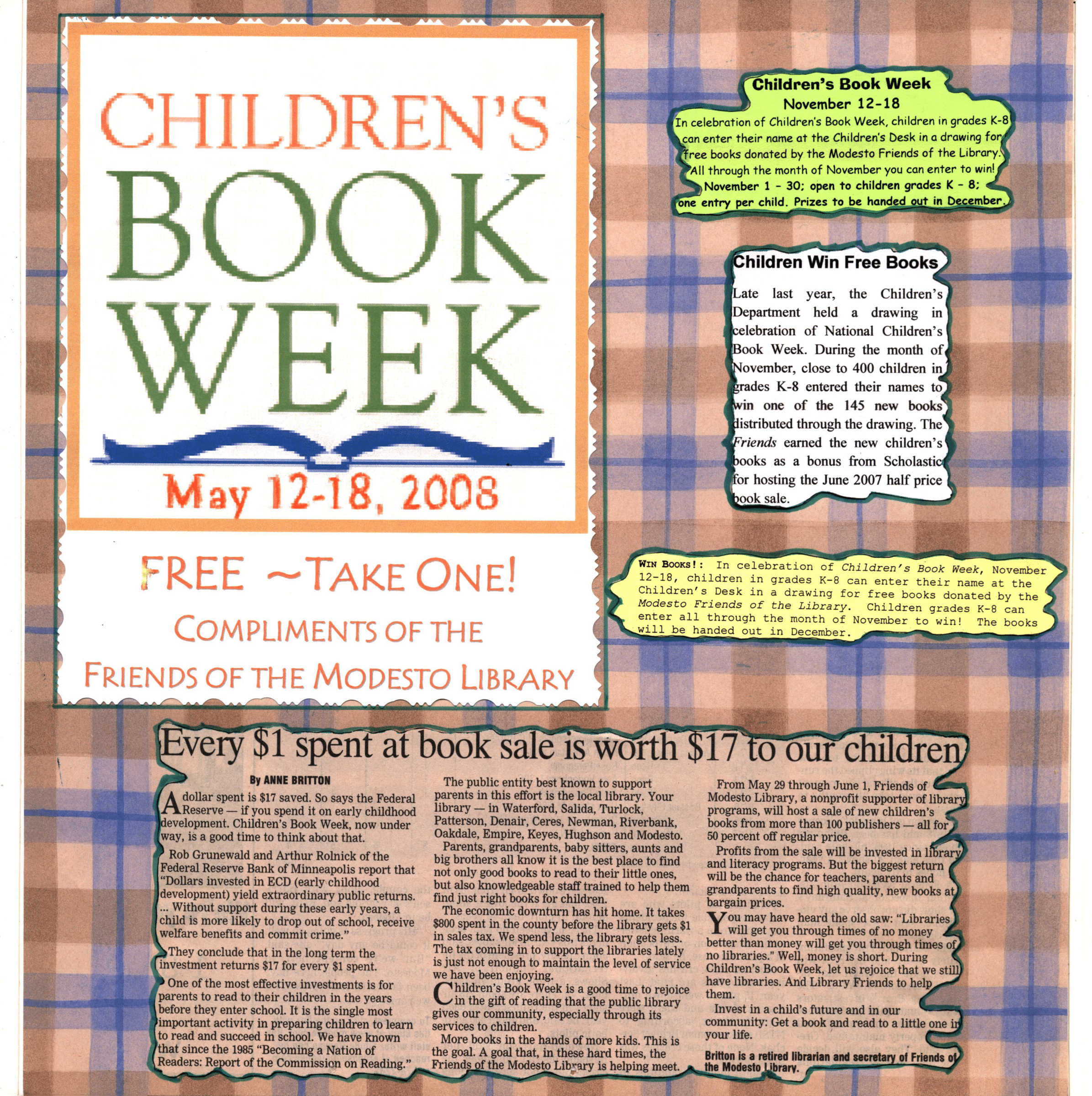 Scrapbook – Friends of the Modesto Library