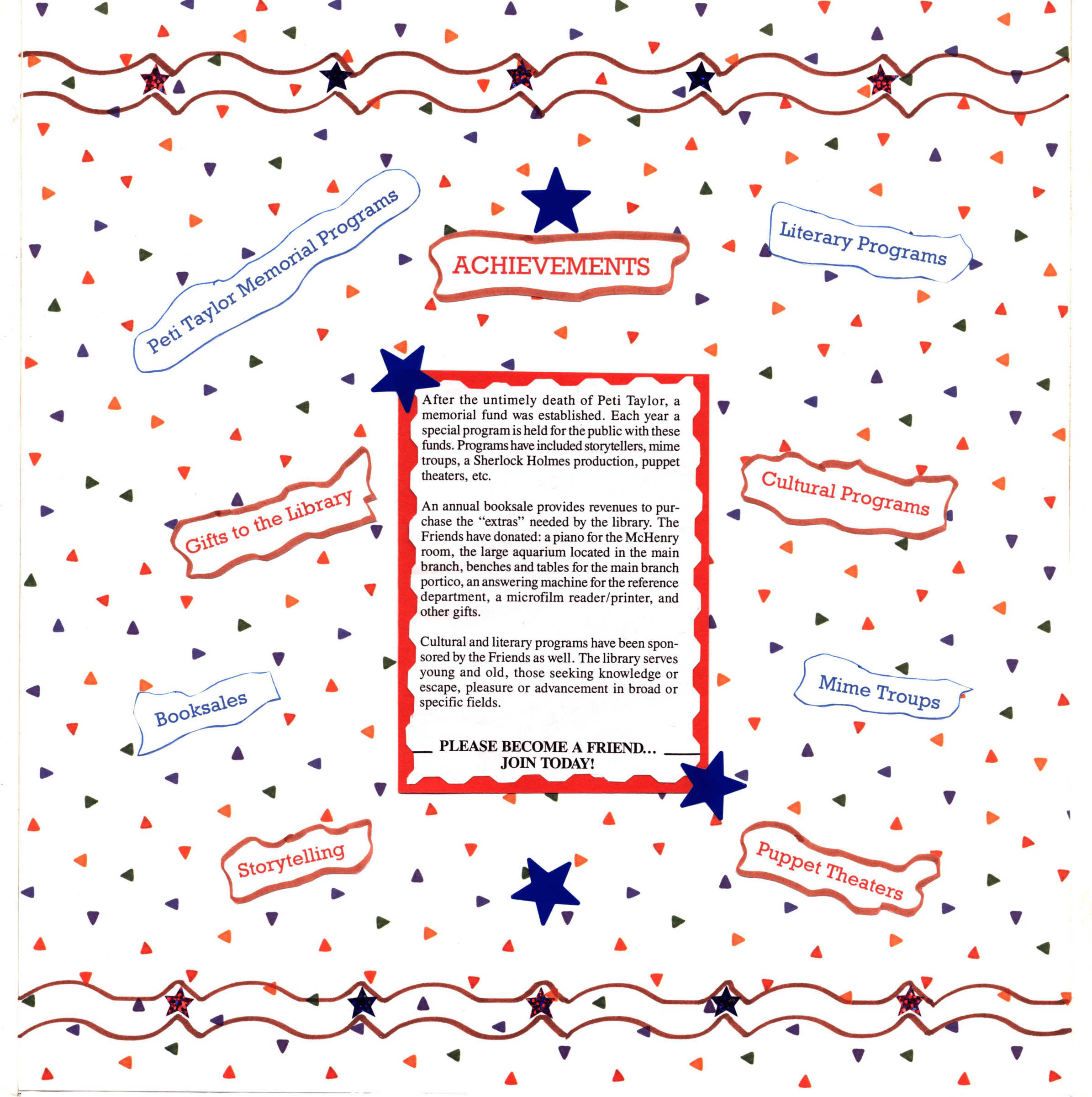 Scrapbook – Friends of the Modesto Library