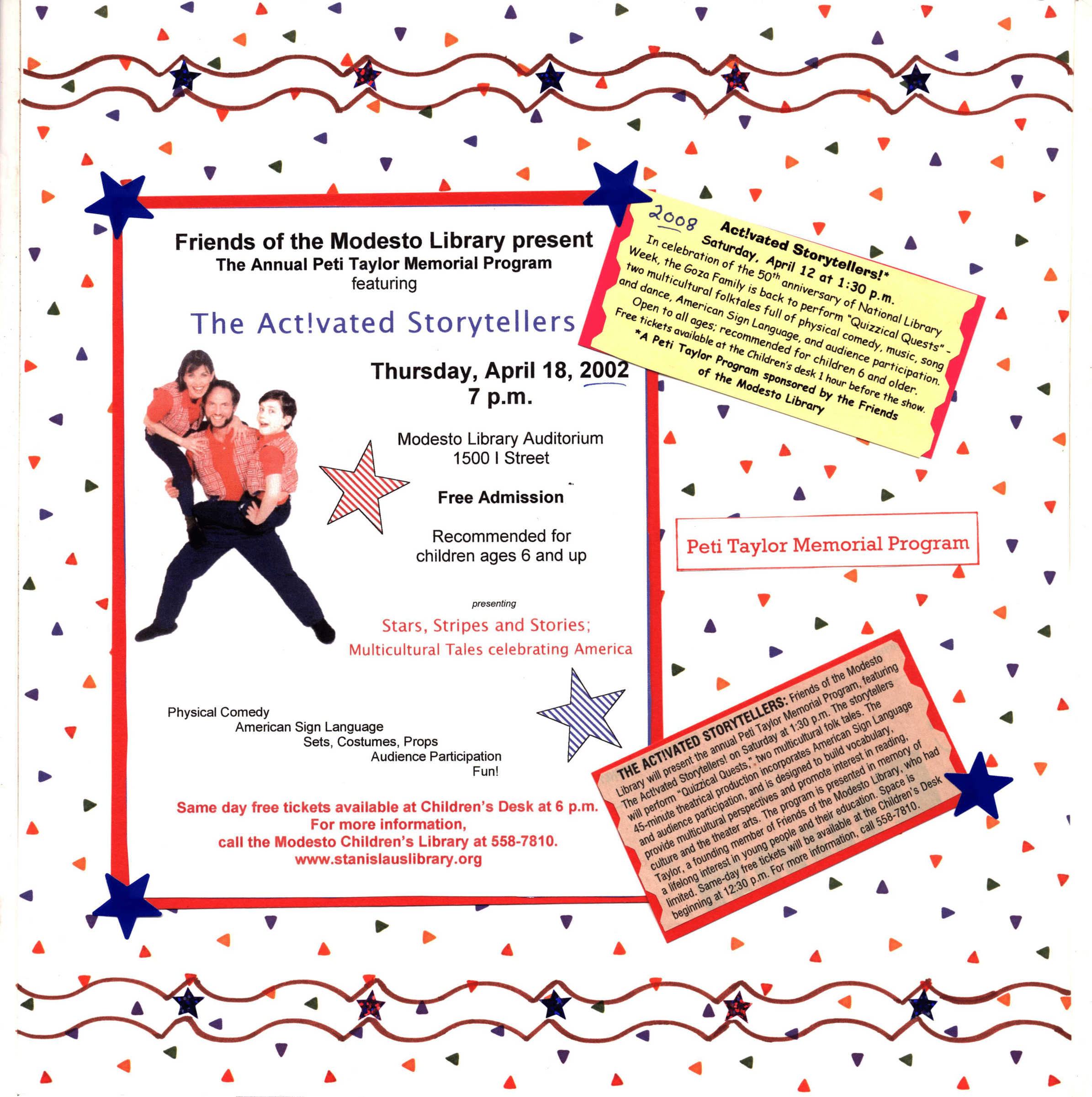 Scrapbook – Friends of the Modesto Library