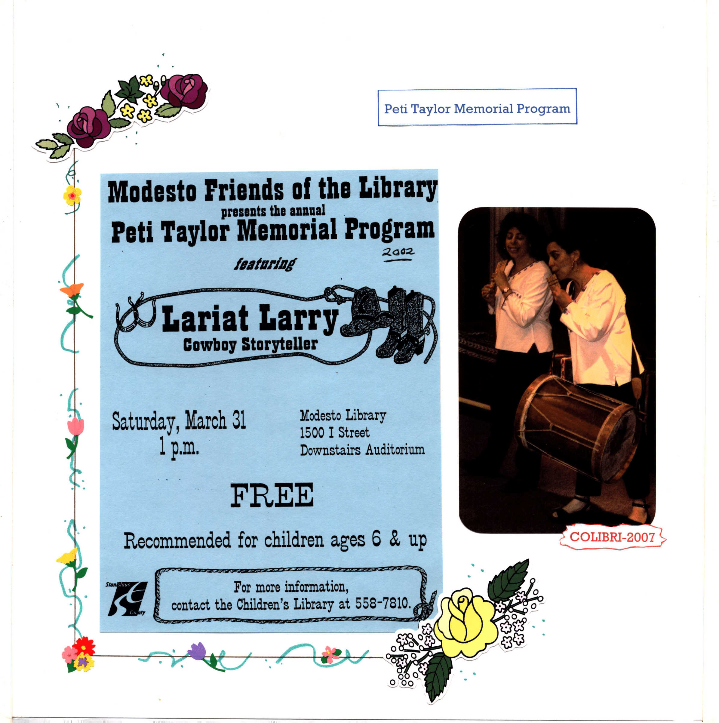 Scrapbook – Friends of the Modesto Library
